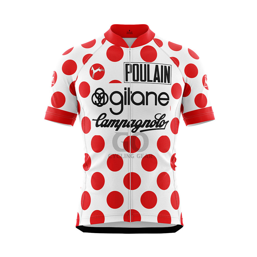 King of mountains Gitane Campagnolo Retro Cycling jersey 1975