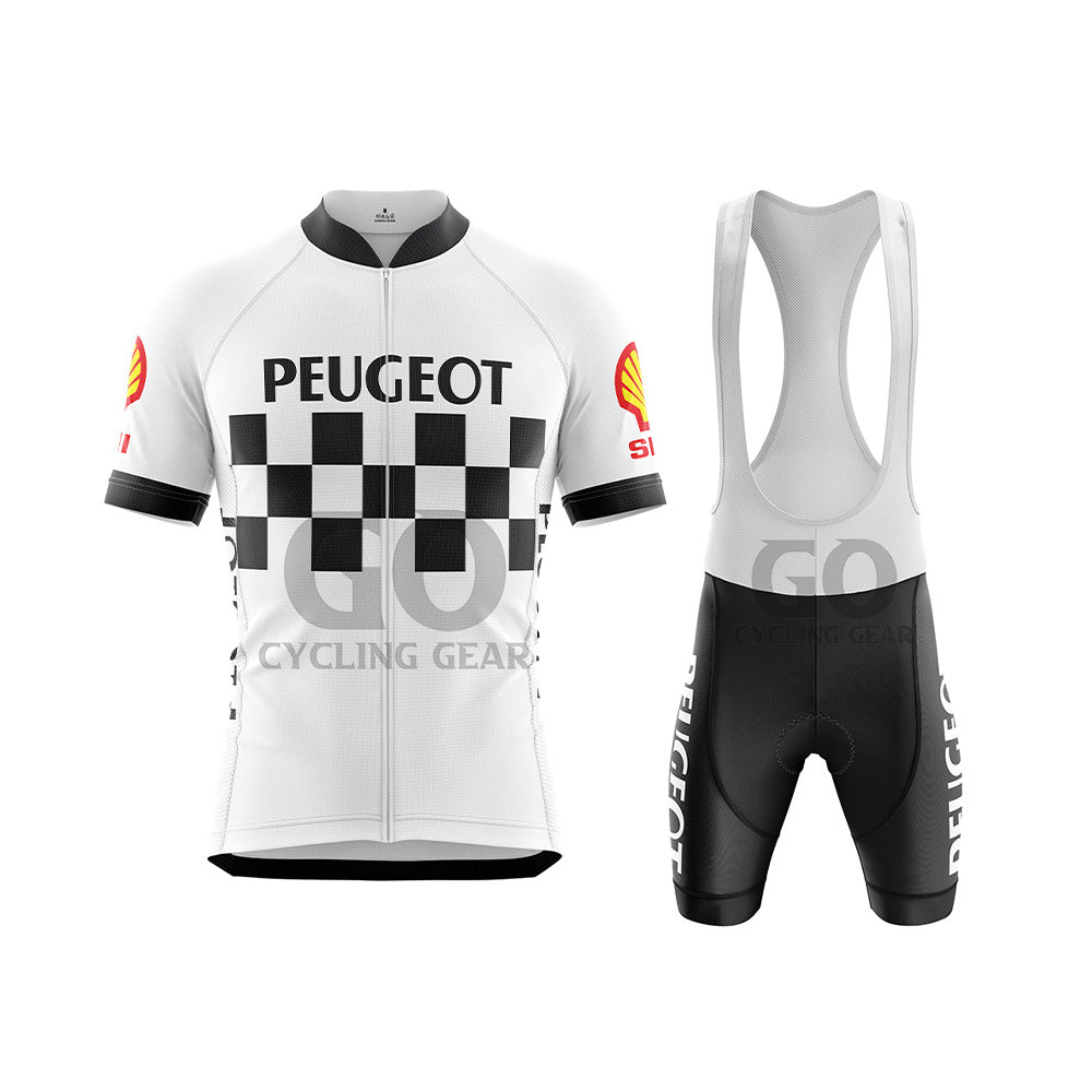 Peugeot Shell Retro Cycling Kit 1987